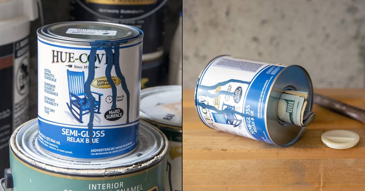 Paint Can Diversion Safe | The Green Head