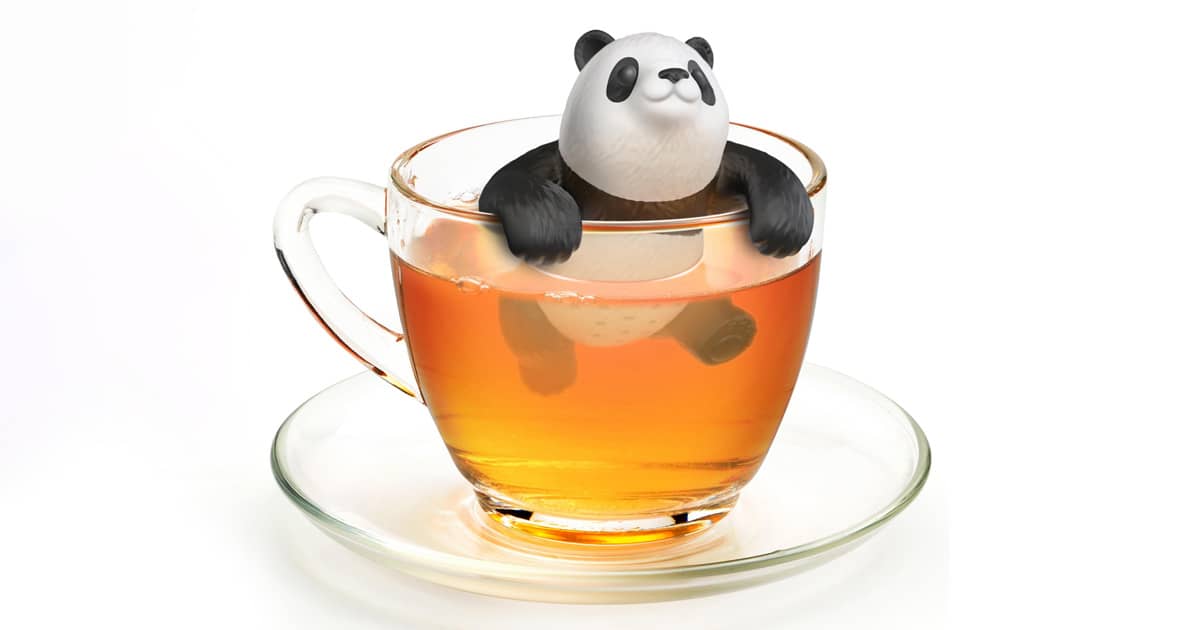 Panda Bear Silicone Tea Infuser | The Green Head