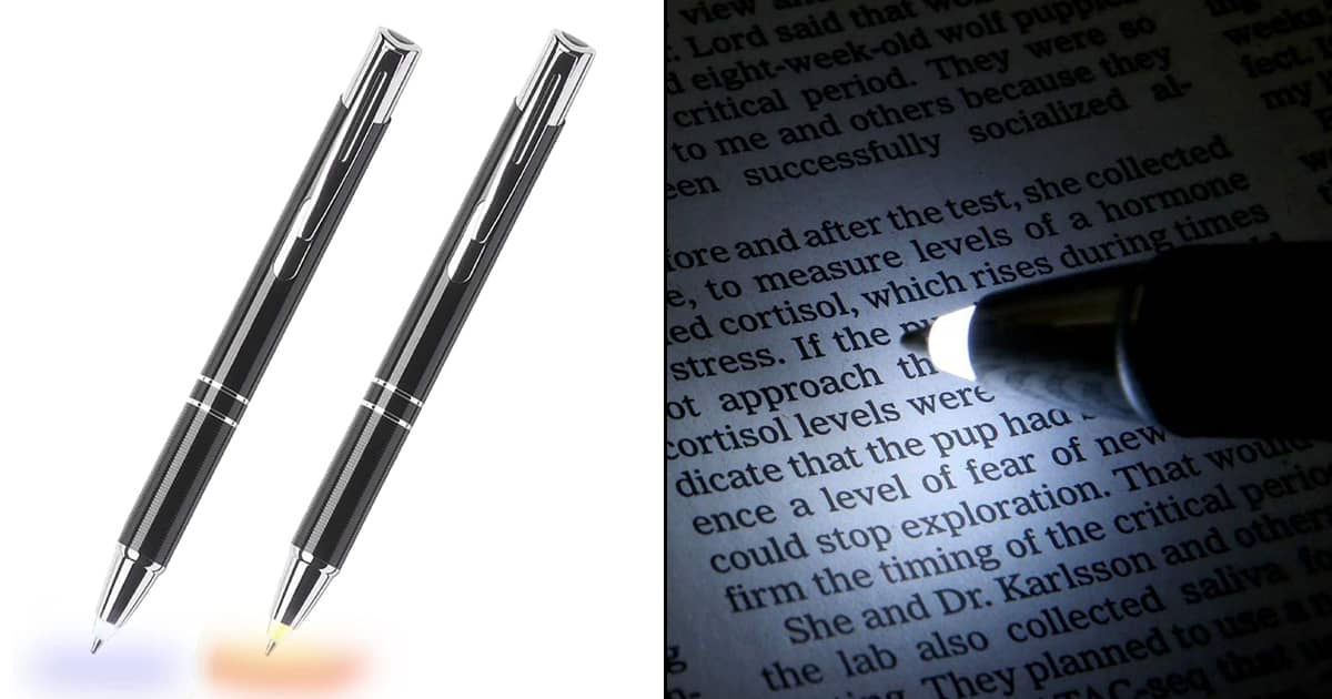 Penlights - LED Lighted Tip Ballpoint Pens | The Green Head