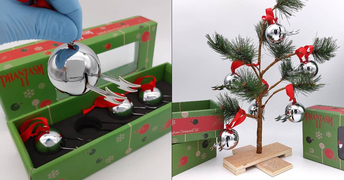 Phantasm II Sentinel Sphere Christmas Ornament Set | The Green Head