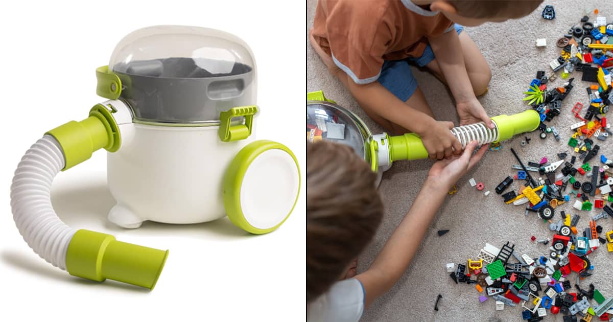 Pick Up Bricks - Toy Brick Cleanup Vacuum for Kids | The Green Head