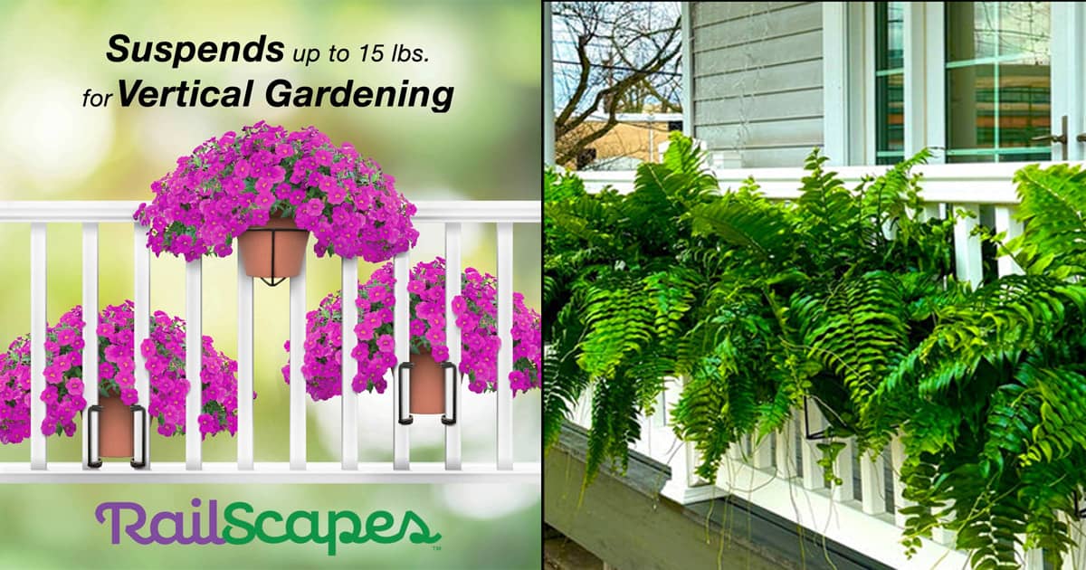 Plant Traps Railscapes - Railing Planter Clips | The Green Head