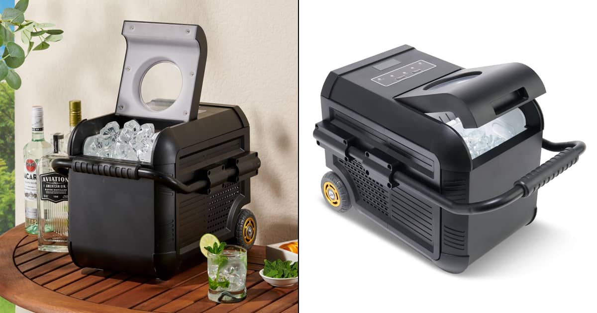 Portable Rolling Outdoor Ice Maker | The Green Head