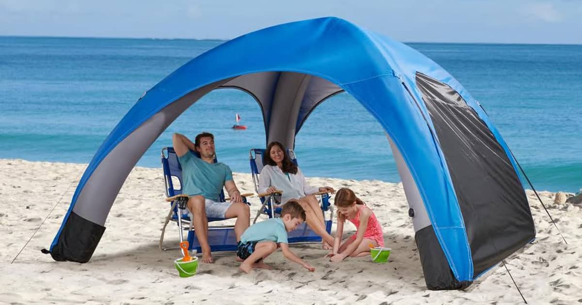 Quick-Inflating Portable Sun Shade | The Green Head