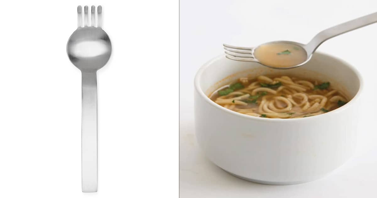 Ramen Noodle Spork - Twist the Noodles and Ladle the Broth | The Green Head