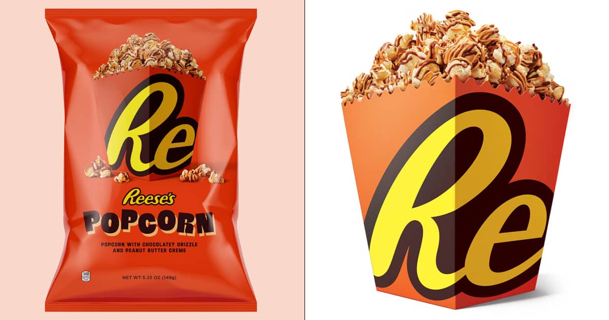Reese's Popcorn - Drizzled in Reese's Peanut Butter and Chocolate | The ...