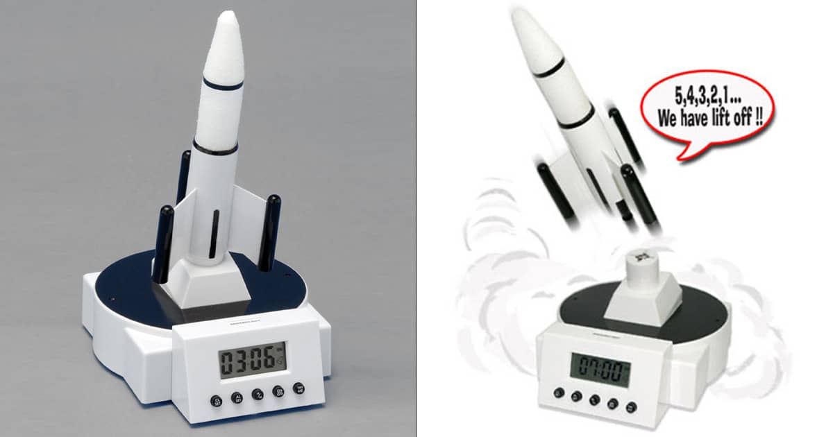 Rocket Launcher Alarm Clock | The Green Head