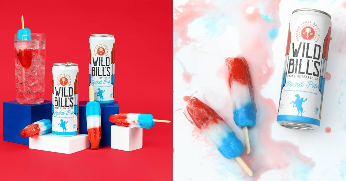 Rocket Pop Popsicle Flavored Soda | The Green Head