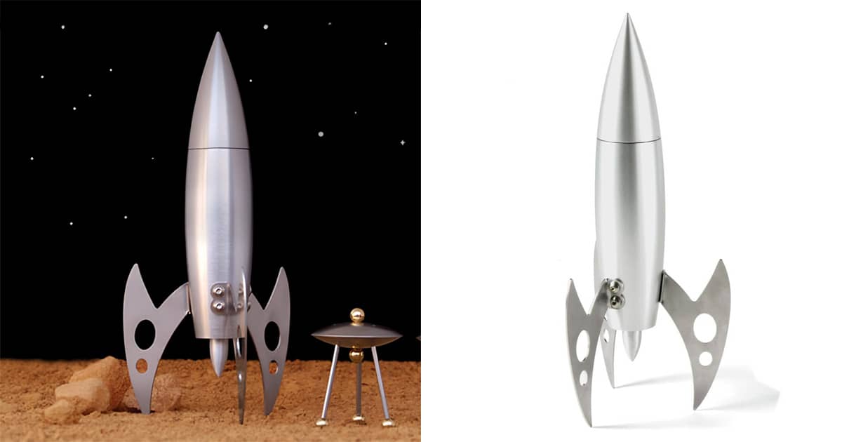 Rocket Ship Pepper Grinder | The Green Head