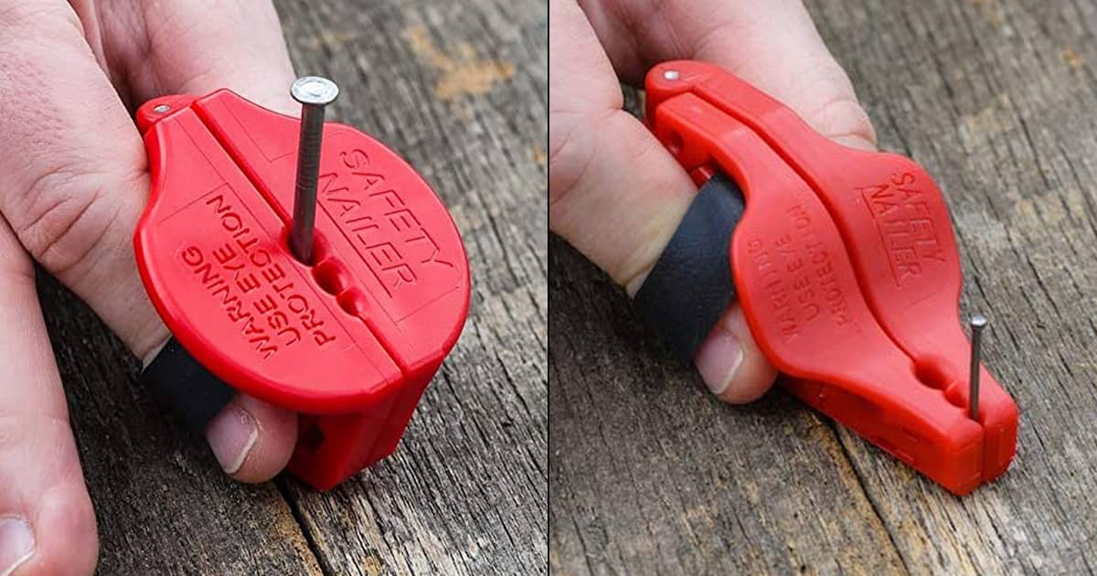 Safety Nailer - Magnetic Nail, Screw, and Staple Holder | The Green Head