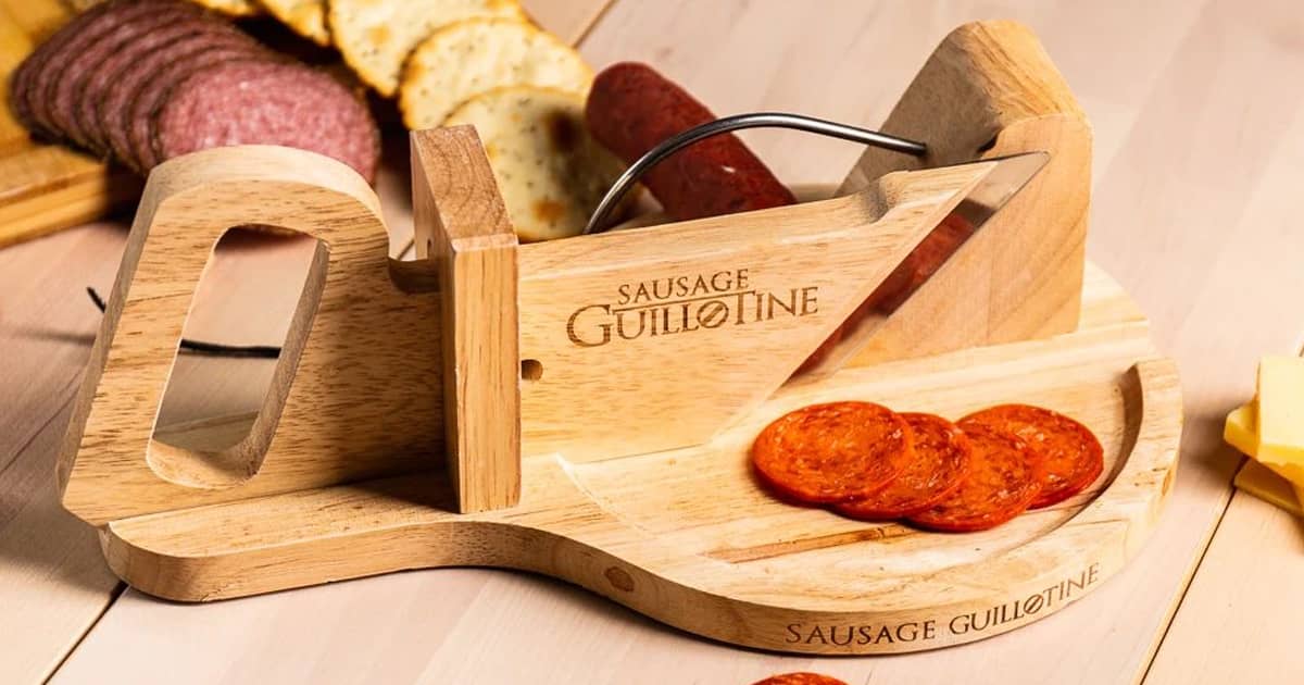 Sausage and Cheese Guillotine | The Green Head