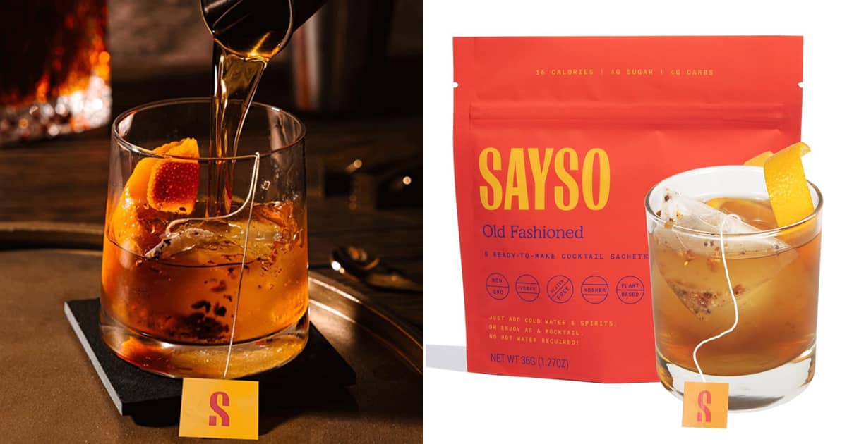Sayso Craft Cocktail Tea Bags | The Green Head