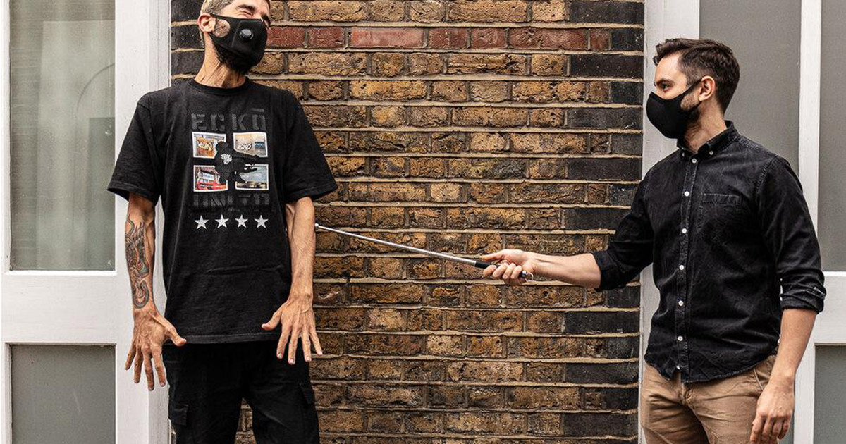 Social Distance Zapper - Delivers 4.5 Volt Zap to Safe Space Invaders ...