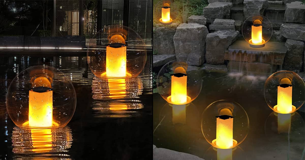 Floating Pool Lanterns