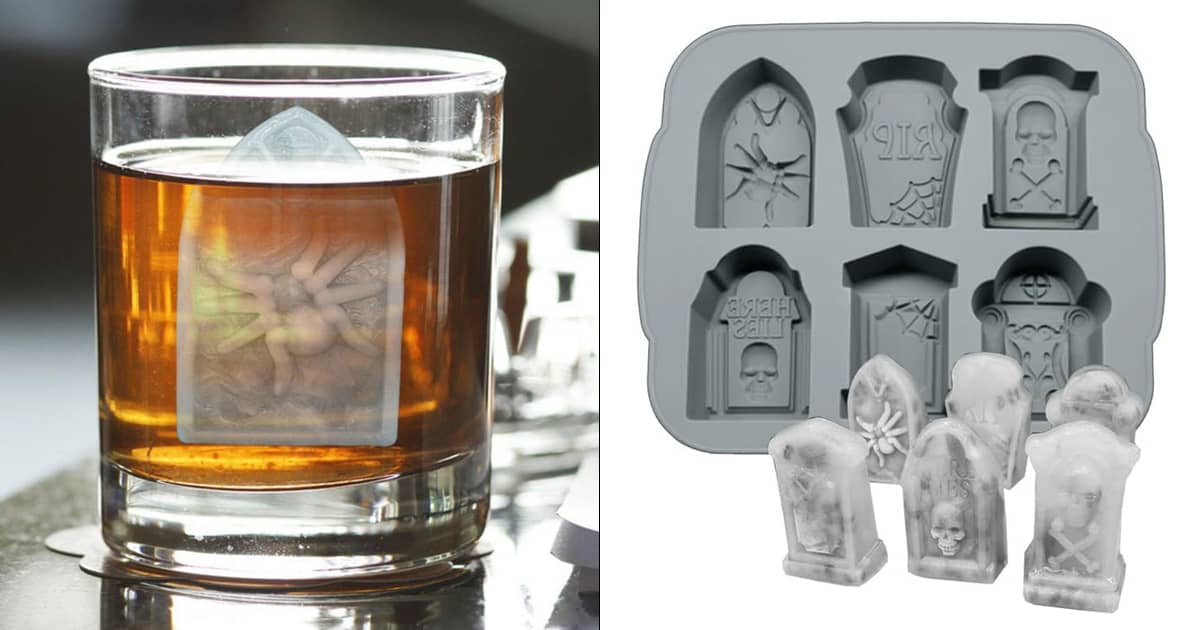 Spooky Halloween Gravestone Ice Cube Mold | The Green Head