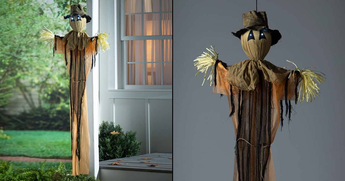 Spooky Hanging Scarecrow | The Green Head