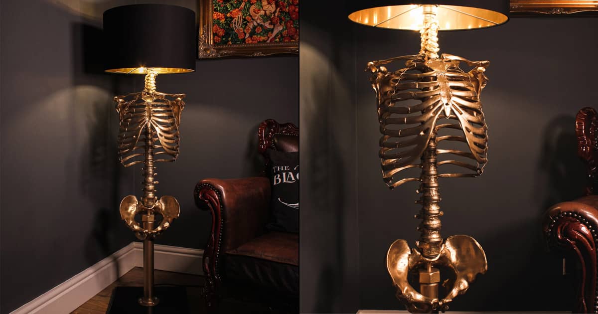 Spooky Skeleton Floor Lamp | The Green Head