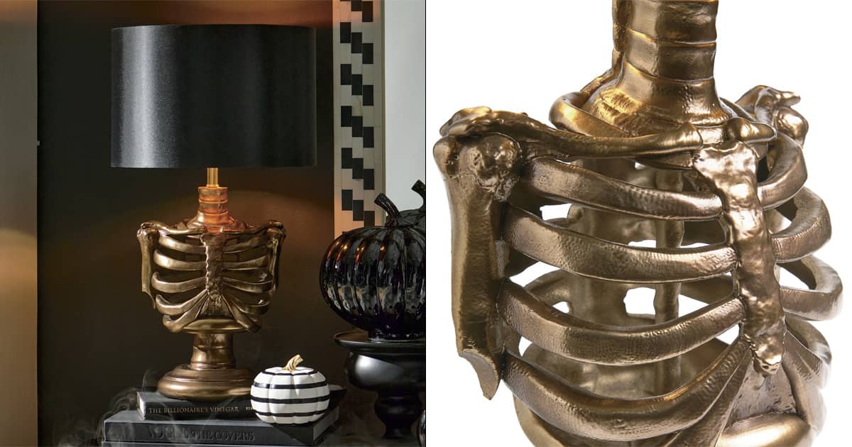 Spooky Skeleton Table Lamp | The Green Head