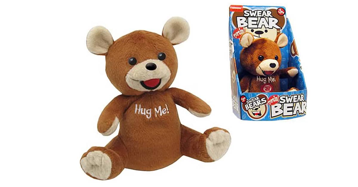 Swear Bear Cursing Plush Toy | The Green Head