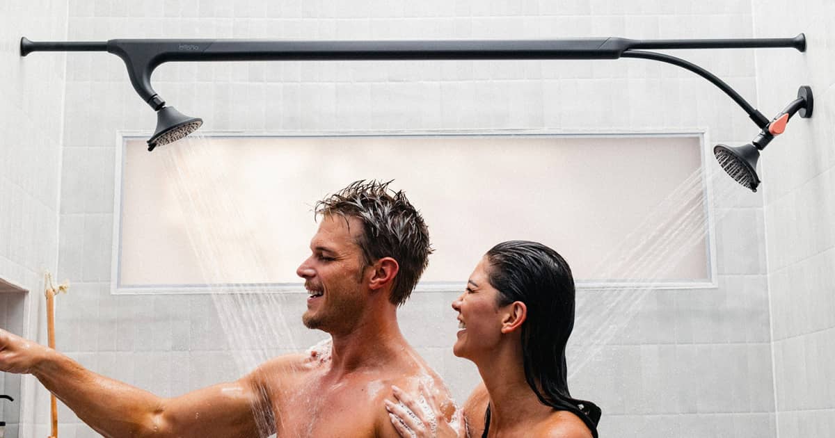 Tandem Shower - Double-Headed Shower Head For Couples | The Green Head