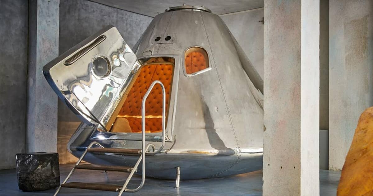 Timothy Oulton Apollo Command Module / Luxury Private VIP Lounge Pod ...