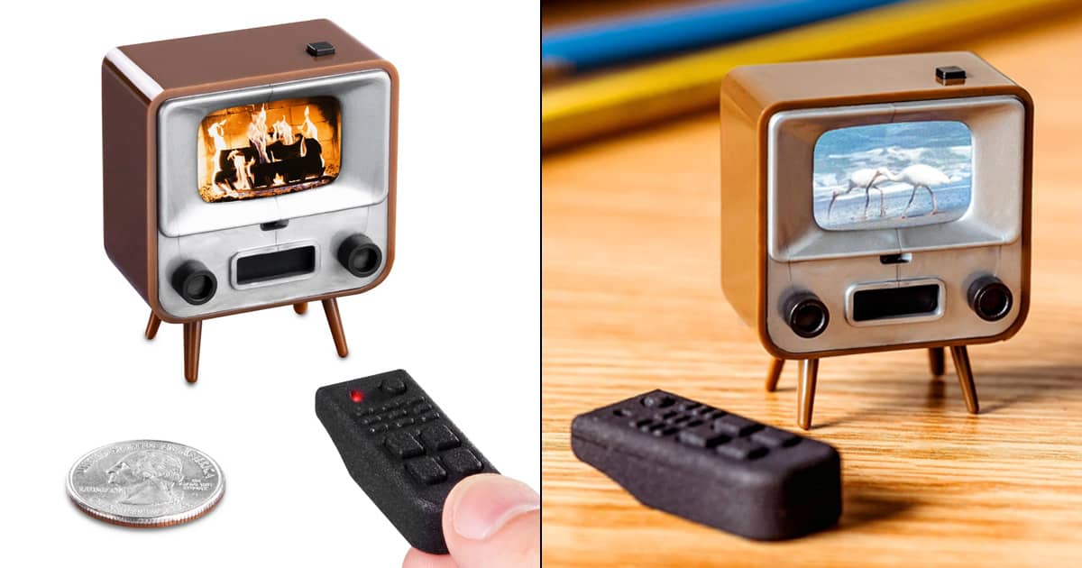 TinyTV 2 - Miniature Fully Functional Retro Television | The Green Head