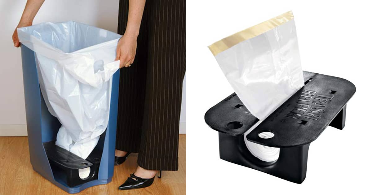 Trash Helper - Store Garbage Bags In The Can! | The Green Head