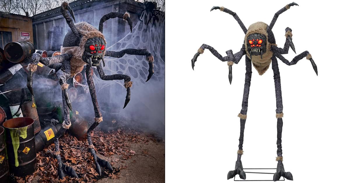 Giant Eight-Legged Animatronic Spider Monster | The Green Head
