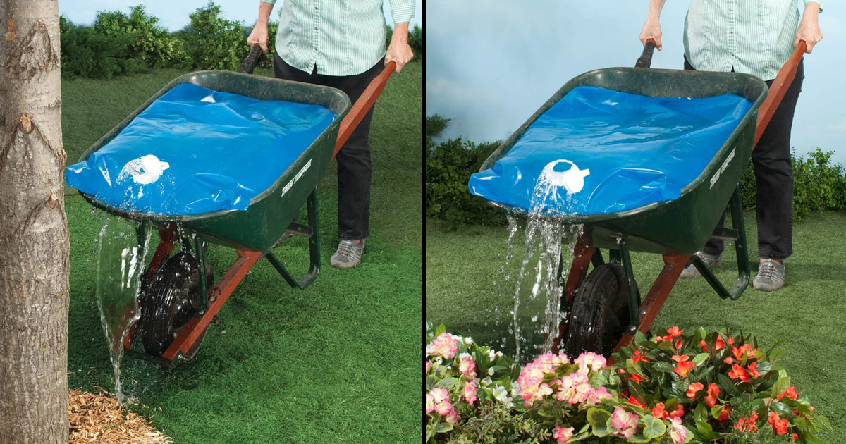 Wheelbarrow Water Bag - Transport or Store Up To 20 Gallons | The Green ...