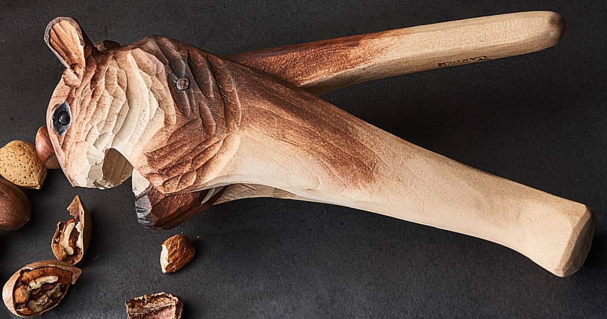 Wooden Squirrel Nutcracker | The Green Head