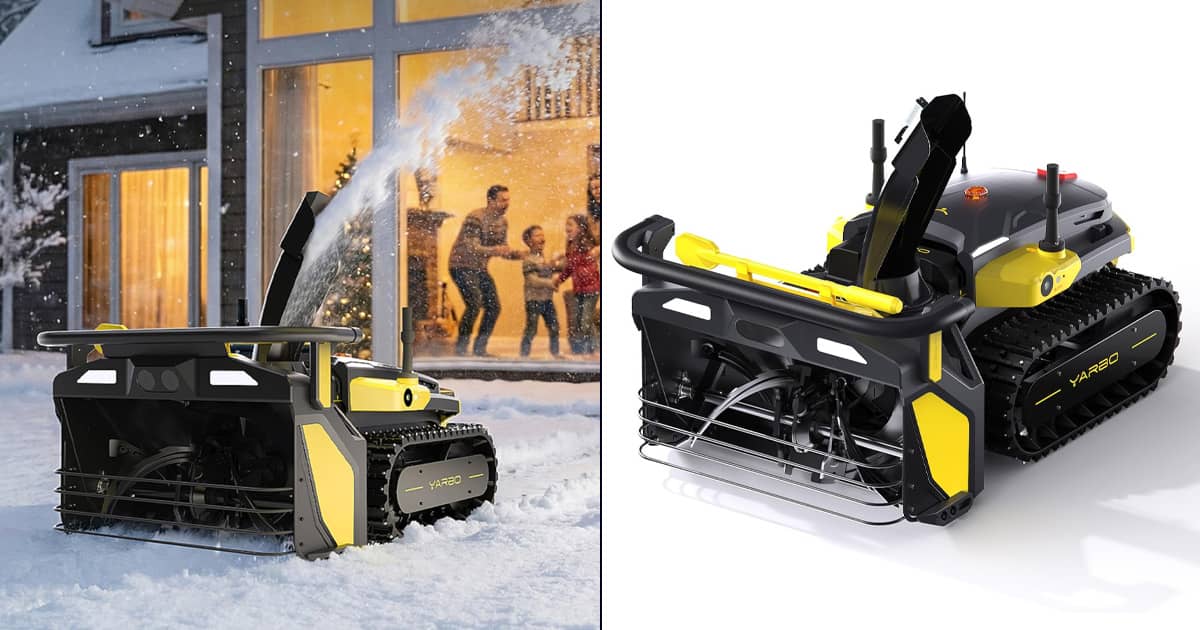 YARBO - Modular Autonomous 2-Stage Snow Blower Robot | The Green Head