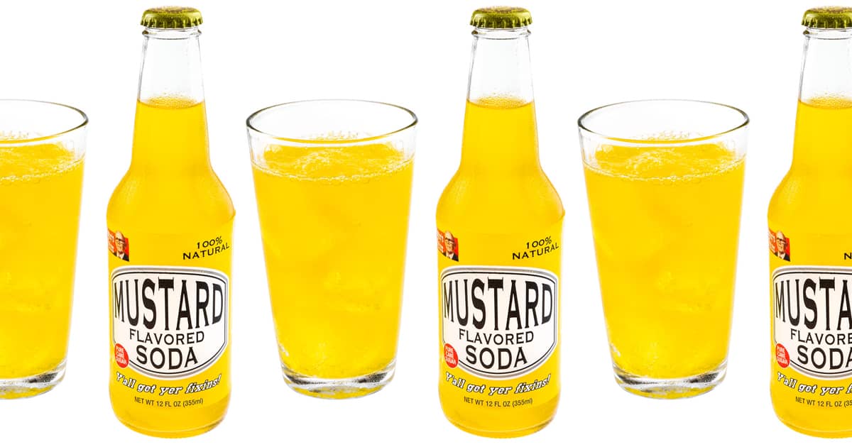 Yellow Mustard Flavored Soda | The Green Head