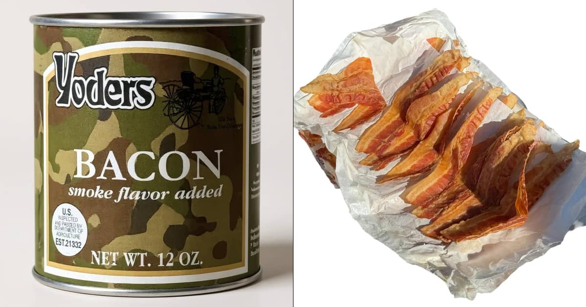Yoders Fully-Cooked Canned Bacon | The Green Head