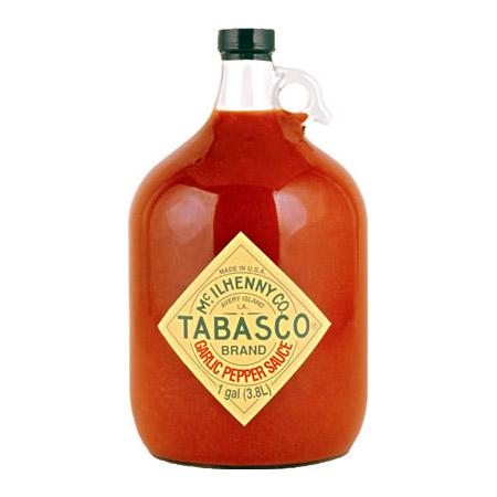 Tabasco Sauce Gallon Jugs | The Green Head