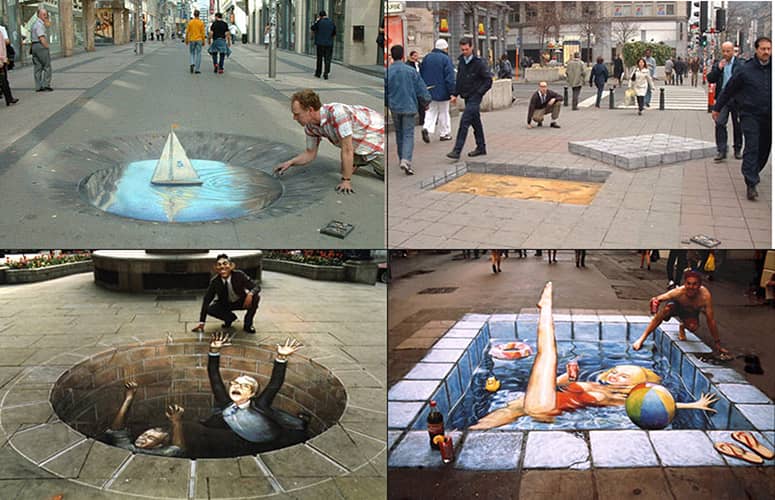 Amazing Sidewalk Art by Julian Beever | The Green Head