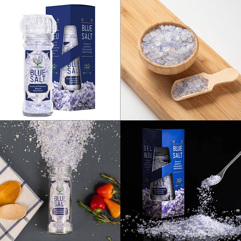 Blue Salt - Potassium-Rich, Lower Sodium Rock Salt | The Green Head