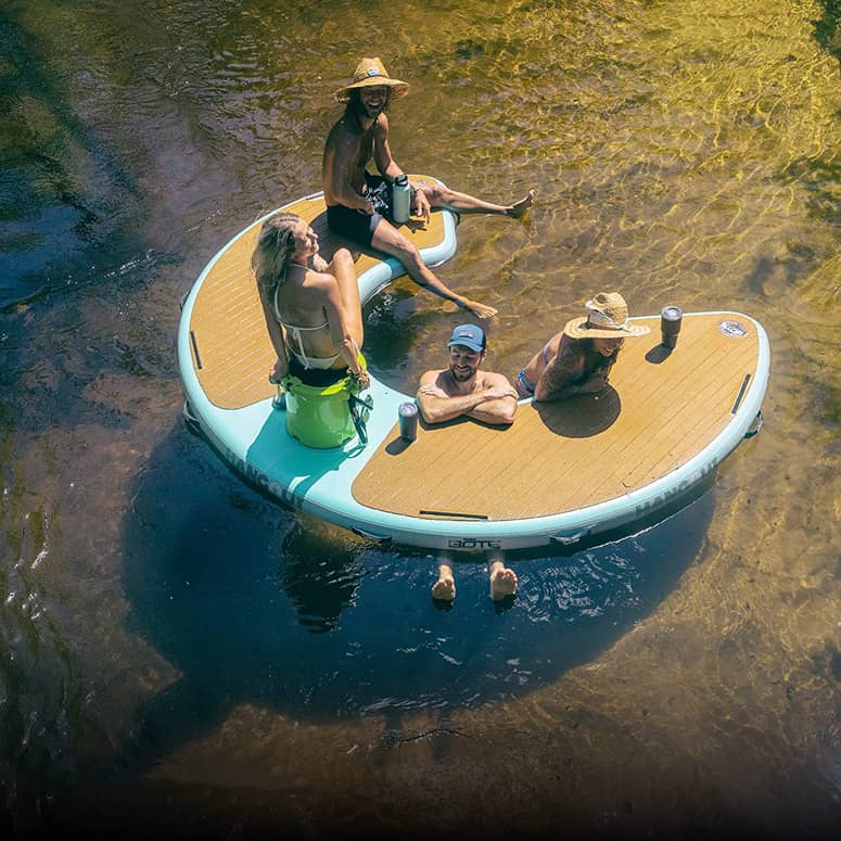 BOTE Inflatable Dock Hangout | The Green Head