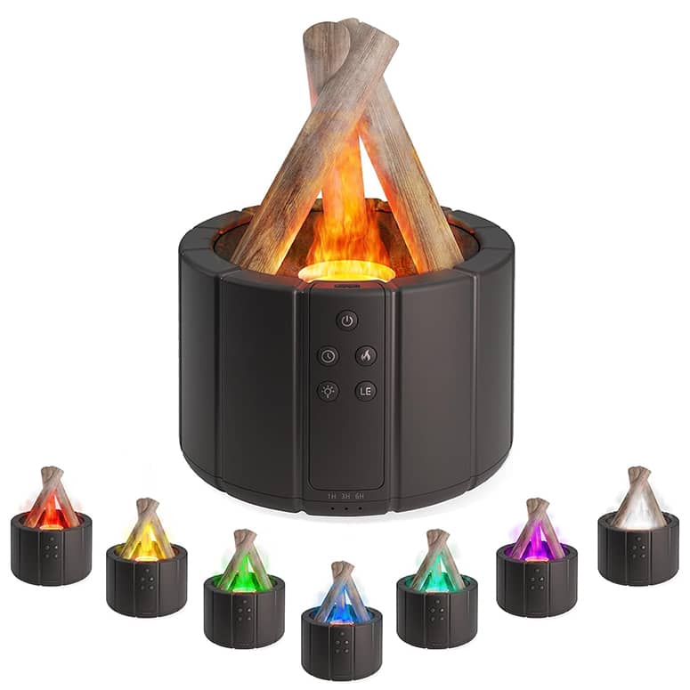 Campfire Flame Humidifier / Aromatherapy Diffuser | The Green Head