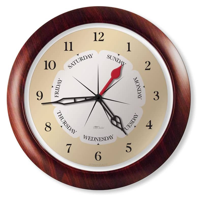 Day Of The Week Clock | The Green Head