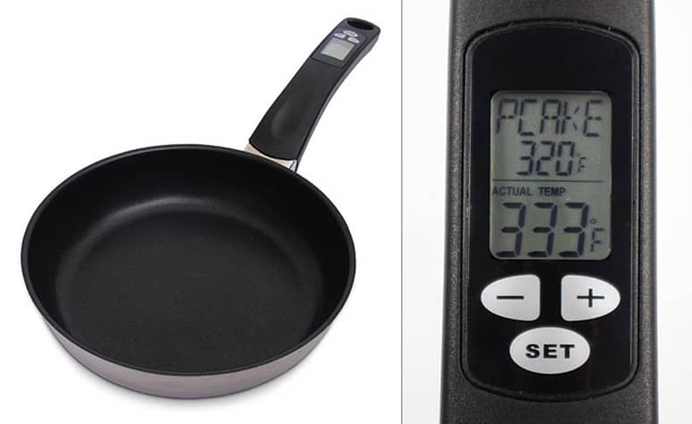 Digital Thermometer Frying Pan | The Green Head