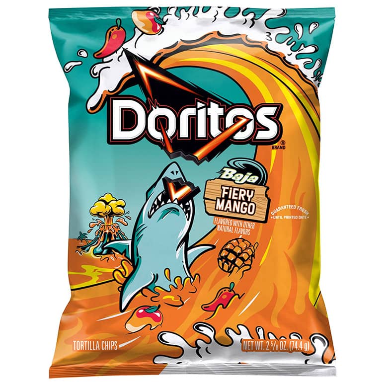 Doritos Baja Fiery Mango Tortilla Snack Chips | The Green Head