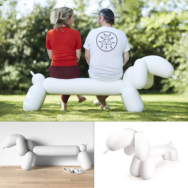 Fatboy Attackle - Sculptural Balloon Animal Dog Bench | The Green Head