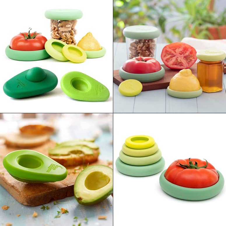 Food Huggers - Reusable Silicone Food Saver Covers | The Green Head