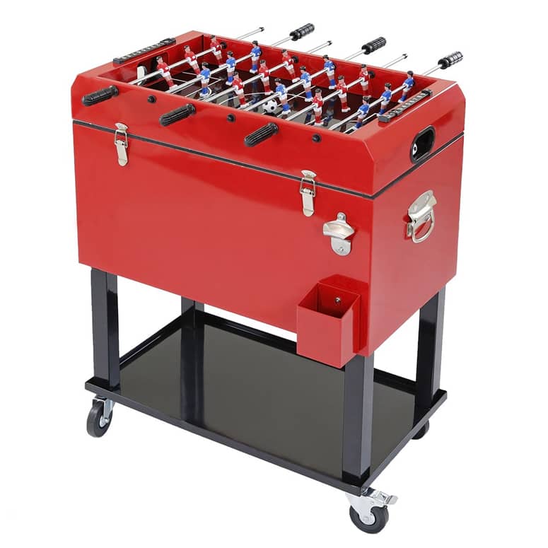 Foosball Table / Rolling Ice Chest Cooler | The Green Head
