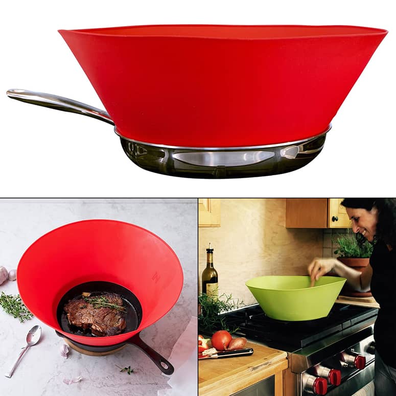 Frywall - Silicone Splatter Guard Cone | The Green Head