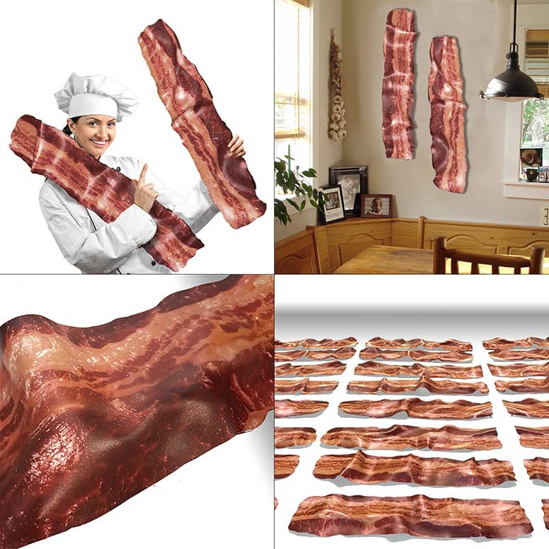 Giant Bacon Strips Wall Art | The Green Head