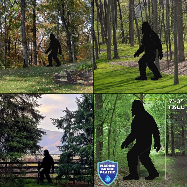 Gigantic 7 Foot Tall Bigfoot Silhouette Yard Display | The Green Head