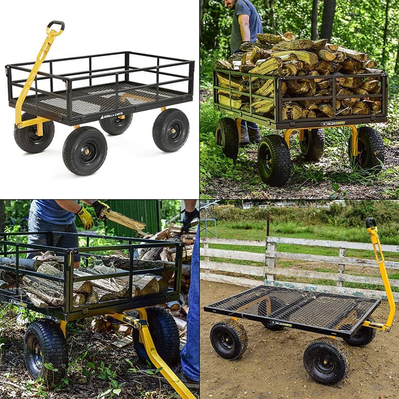 Gorilla Carts - Heavy-Duty 1,400 Pound Capacity Utility Cart | The ...