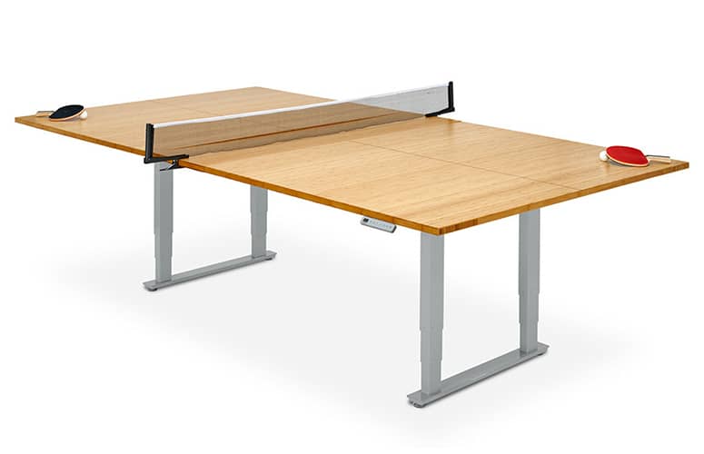 Height-Adjustable Conference / Ping-Pong Table | The Green Head