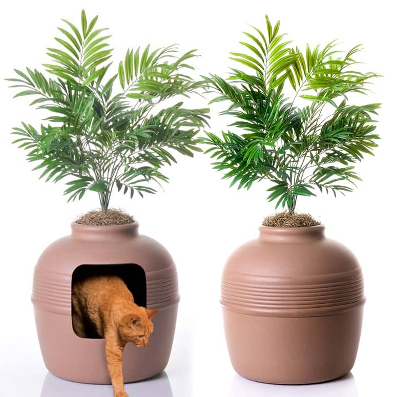 Hidden Cat Litter Box Planter | The Green Head